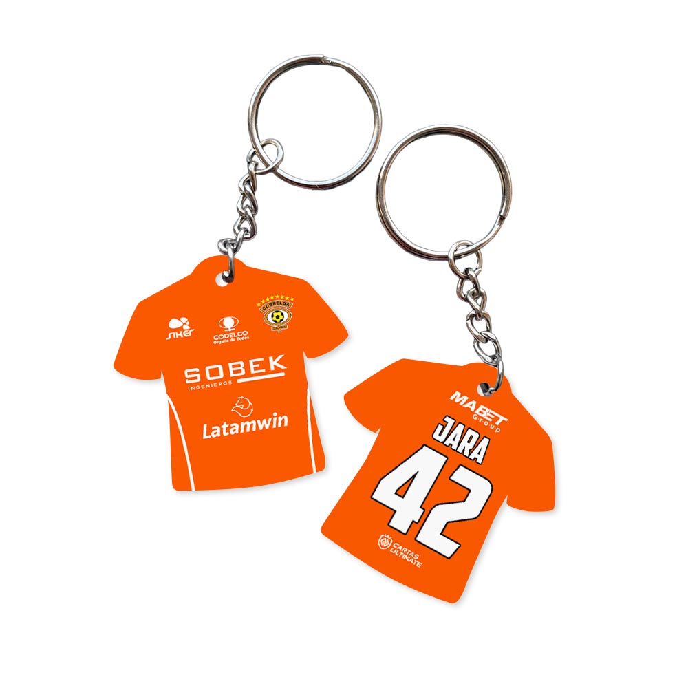 Llavero camiseta de Aldrix Jara – Cartas Ultimate